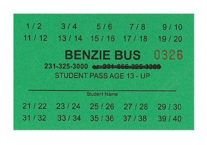 Student Pass | Benzie Bus
