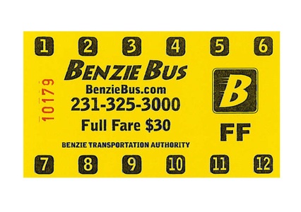 Full Fare Punch Card | Benzie Bus