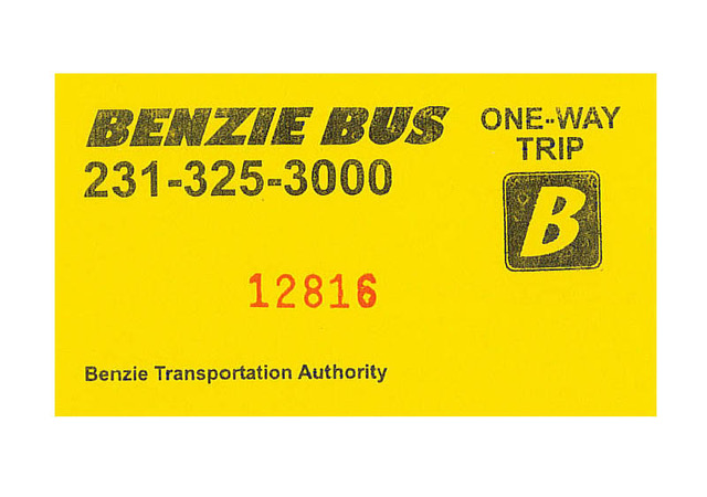 Full Fare One Way Pass | Benzie Bus